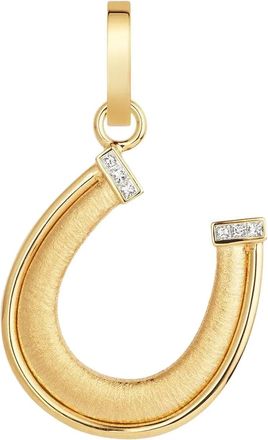 Marie Lichtenberg pendentif Horseshoe en or 18ct pavé de diamants