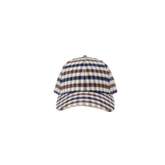 Aquascutum Casquette de baseball Club Check - unisex - Accessoires - Beige - Taille: ONE Size