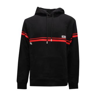 GCDS Low Logo Band Hoodie - - Sweatshirts & Hoodies - Herren - Schwarzk - L