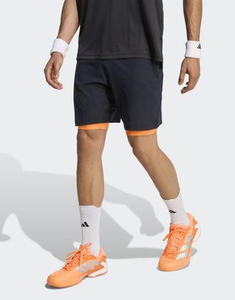 adidas Tennis Climacool - Ensemble short et short int&eacute;rieur - Noir