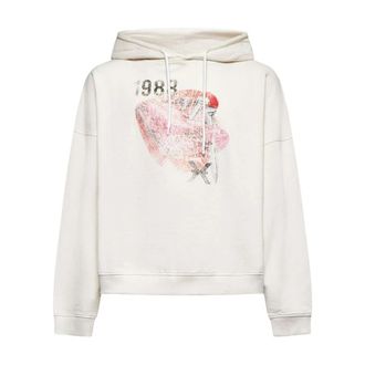 John Richmond Bedruckter Hoodie - - Sweatshirts & Hoodies - Herren - Wei&szlig; - L