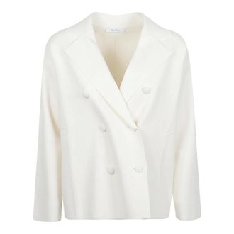 Max Mara Damen, Jacken, Wei&szlig;, 3XSGr&ouml;&szlig;e