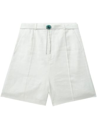 Bapy by A Bathing Ape Shorts mit Blumenapplikation - Weiß