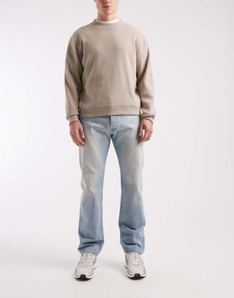 Levi's 501 - Relaxed-Fit-Jeans in Stone-Waschung-Neutral