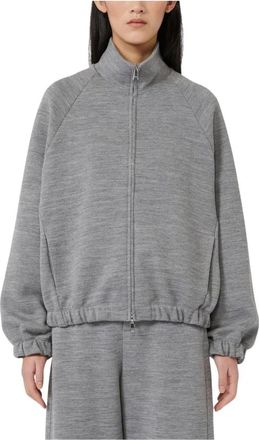 Max Mara Femme, Vestes, Gris, Taille: 38 FR Veste de surv&ecirc;tement zipp&eacute;e