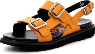 Kickers Damen Neosummer Flache Sandale, Orange, 36 EU