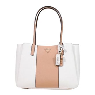 Guess Femme, Sacs, Beige, Taille: ONE Size Bramina Small Satchel