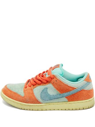 Nike baskets basses Dunk Low en daim - Orange