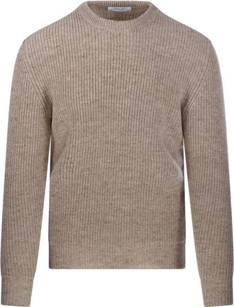 Lardini Homme, Pulls, Rose, Taille: M 210 Round Neck Sweater