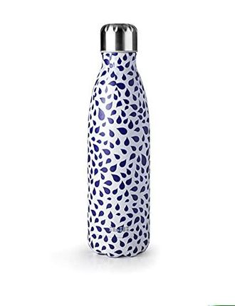 Ibili Thermokanne mit Doppelwand Drop, 500 ml, Edelstahl 18/10, wiederverwendbar