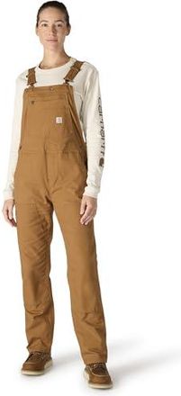 Carhartt Work in Progress Crawford Double Front Bib Overall Salopette, Brown, XS aux Femmes