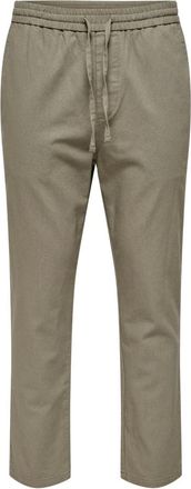 Only & Sons Only & Sons, Homme, Pantalons, Vert, Taille: 2XL Onslinus Crop Pantalons