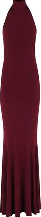 Norma Kamali Femme, Robes, Rouge, Taille: 38 FR Mermaid Long Dress