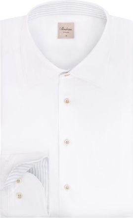 Stenströms Solides Hemd in zweifacher Super-Cotton-Qualität, Slimline in