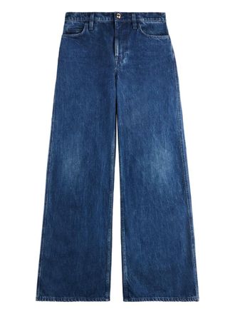 Fay Jeans mit weitem Bein - Blau