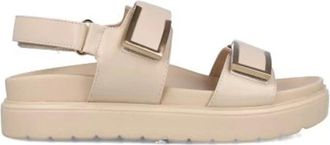 Menbur Femme, Chaussures, Beige, Taille: 36 EU Sandales Plates