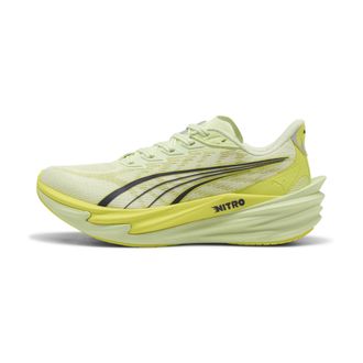 Puma Chaussures de running Deviate NITRO 4 Femme, Accessoires, Vert, 35.5