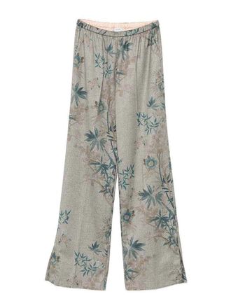Forte_Forte Casual Hose - Gr&uuml;n