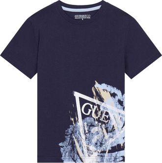 Guess T-Shirt L6RI14 K8HM4 Dunkelblau Regular Fit