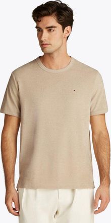 Tommy Hilfiger T-Shirt TERRY TOWELLING TEE aus Frottee Samt