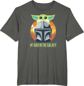 Star Wars The Mandalorian Vatertag Number One Dad T-Shirt