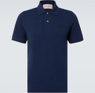 Valentino Polohemd VLogo Signature aus Baumwoll-Piqu&eacute;