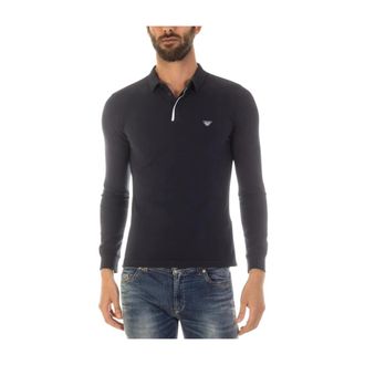 Armani Jeans Klassisches Polo Shirt f&uuml;r M&auml;nner - - Tops - Herren - Blau - S