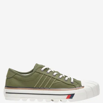 Keds Mens Canvas Sneakers Green Cotton Trainers
