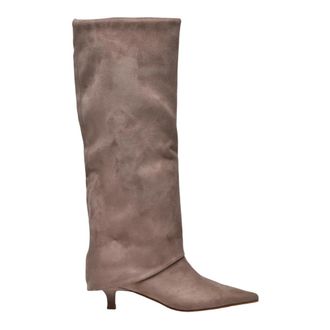 Steve Madden Femme, Chaussures, Gris, Taille: 40 EU Botte en Daim