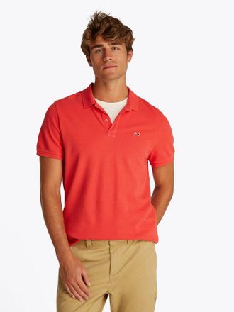 Tommy Jeans Poloshirt TJM SLIM ESSENTIAL GD POLO SS mit Logostickerei