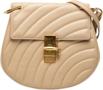 Chlo&eacute; Sac bandouli&egrave;re Drew Bijou Pre-owned - Femme - Pre-owned - Beige - Taille: ONE Size