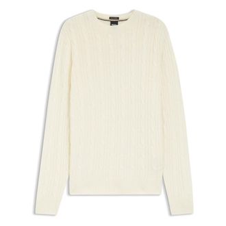 HUGO BOSS H-Hetico Pullover - - Knitwear - Herren - Wei&szlig; - L