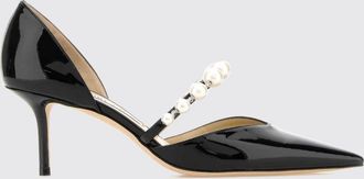 Jimmy Choo London Escarpins Aurelie en cuir verni avec perles et talon aiguille