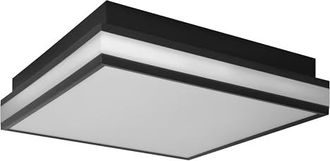 Osram SMART+ Matter Magnet LED Deckenleuchte Schwarz 300x300mm, 24W, 1400lm, TW 3000-6500K, WiFi, Alexa