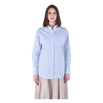 Woolrich Femme, Blouses et Chemises, Bleu, Taille: 38 FR Boyfriend Shirt
