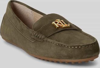 Lauren Ralph Lauren Slipper aus echtem Veloursleder