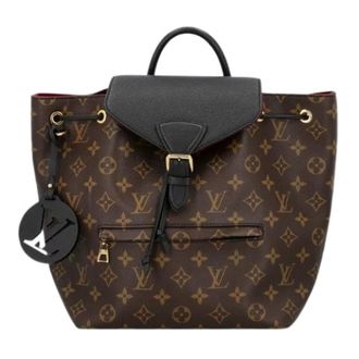 Louis Vuitton Pre-owned Montsouris PM Backpack - Femme - Pre-owned - Brun - Taille: ONE Size