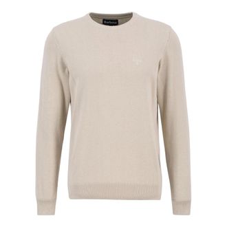 Barbour Homme, Pulls, Beige, Taille: XL Pima Cotton Crew