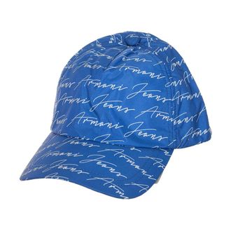 Armani Jeans Homme, Accessoires, Bleu, Taille: ONE Size Casquette Homme Moderne avec Fermeture Réglable