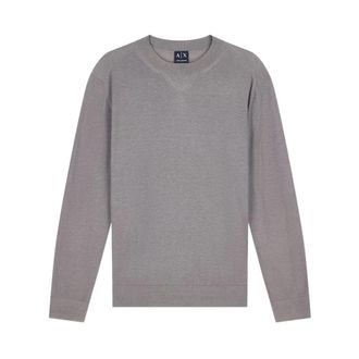 A|X Armani Exchange Regular Fit Pullover aus Lyocell und Wolle - - Sweatshirts & Hoodies - Herren - Braun - XS