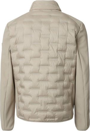 Casamoda Hybridjacke CASAMODA Outdoor-Hybridjacke Stehkragen Zipper Regular Beige