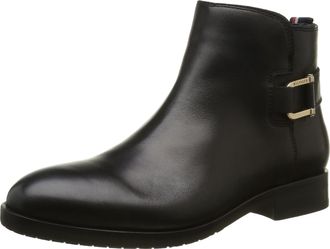 Tommy Hilfiger B1285ERRY 17A, Damen Kurzschaft Stiefel, Schwarz (Black 990), 37 EU (4 Damen UK)