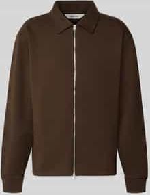 Selected Regular Sweatjacke aus Baumwoll-Mix Modell TOM