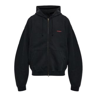 VETEMENTS Homme, Sweatshirts et sweats &agrave; capuche, Noir, Taille: XS Sweat &agrave; capuche