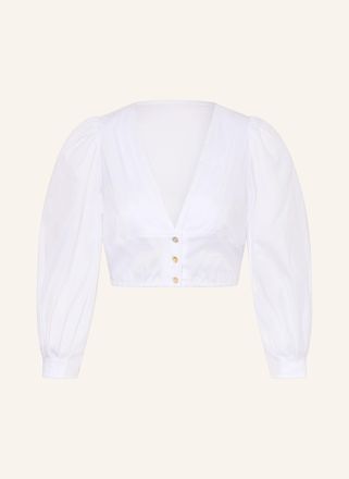 Sportalm Dirndlbluse Mit 3/4-Arm weiss