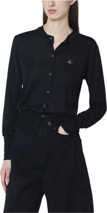 Vivienne Westwood Femme, Pulls, Noir, Taille: 36 FR Bea Cardigan