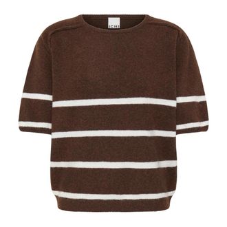 Ichi Strickware - - Knitwear - Damen - Braun - XL
