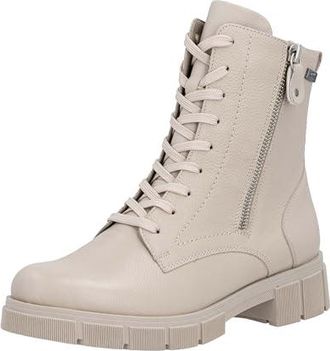 Remonte Femme D2s72 Bottes à Lacets, Beige, 41 EU