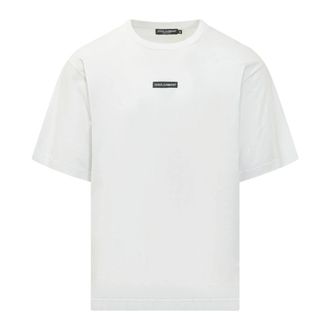 Dolce & Gabbana T-Shirt MC Giro - - Tops - Herren - Wei&szlig; - 2XL