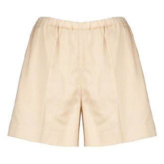 Patou Striped Silk Short - - Shorts - Damen - Mehrfarbig - XS
